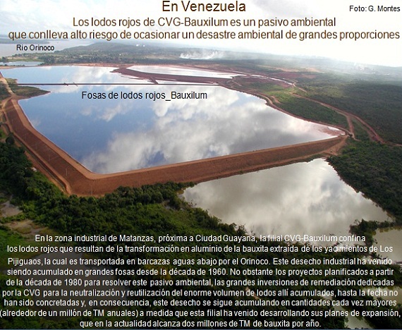 La amenaza de catástrofe por vertido de lodos rojos de CVG-Bauxilum al ...