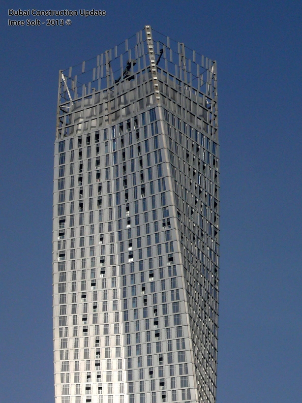 Dubai Constructions Update by Imre Solt: Cayan Tower photos, aka ...