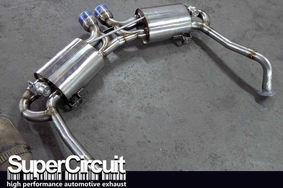 SUPERCIRCUIT Exhaust Pro Shop: Porsche Cayman S (987) Exhaust Customization