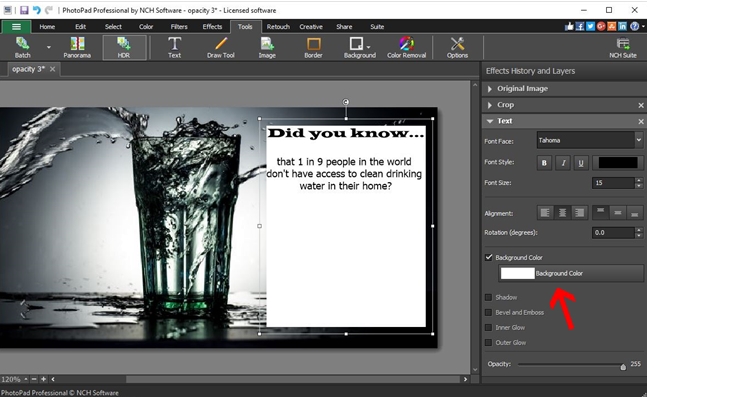 Add Text to a Photo Easily with PhotoPad | Do More With Software