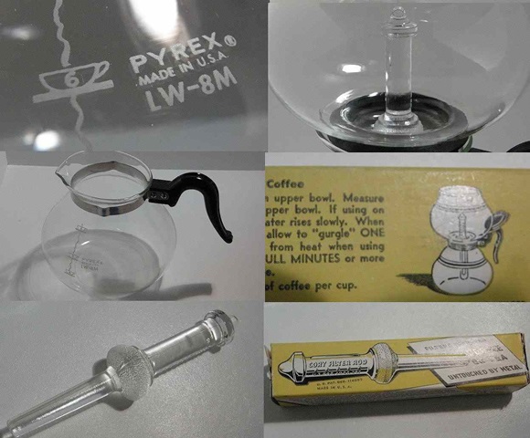 Cafe Red Bean 紅澤咖啡．自家烘焙咖啡豆: 類似CONA Syphon的玻璃結構 PYREX電熱虹吸壺