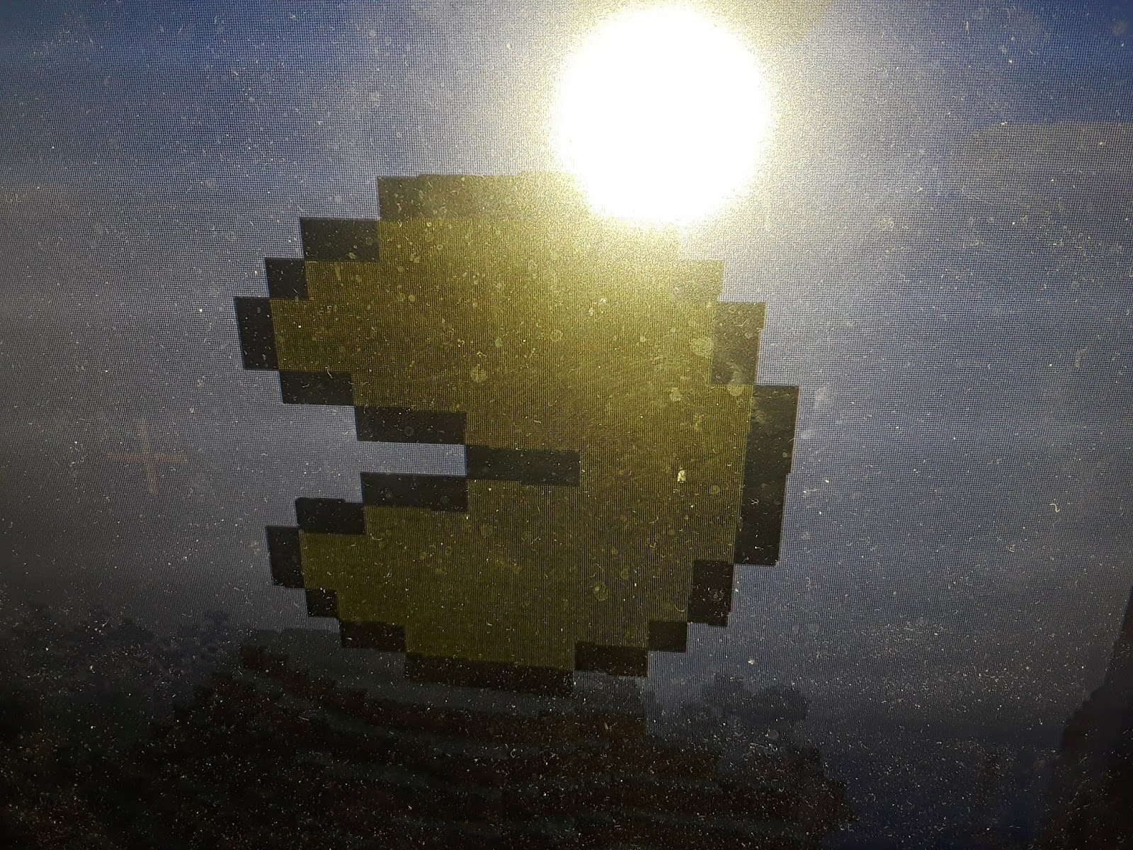 Minecraft Pixel Art: Pac Man