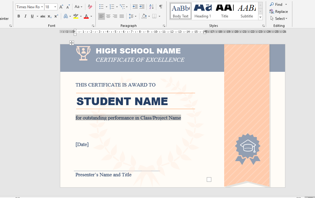 Cara Membuat Sertifikat Dengan Microsoft Word - Goliketrik