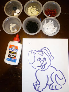 Save Green Being Green: Try-It Tuesday: Easy Furry Dog Toddler Craft
