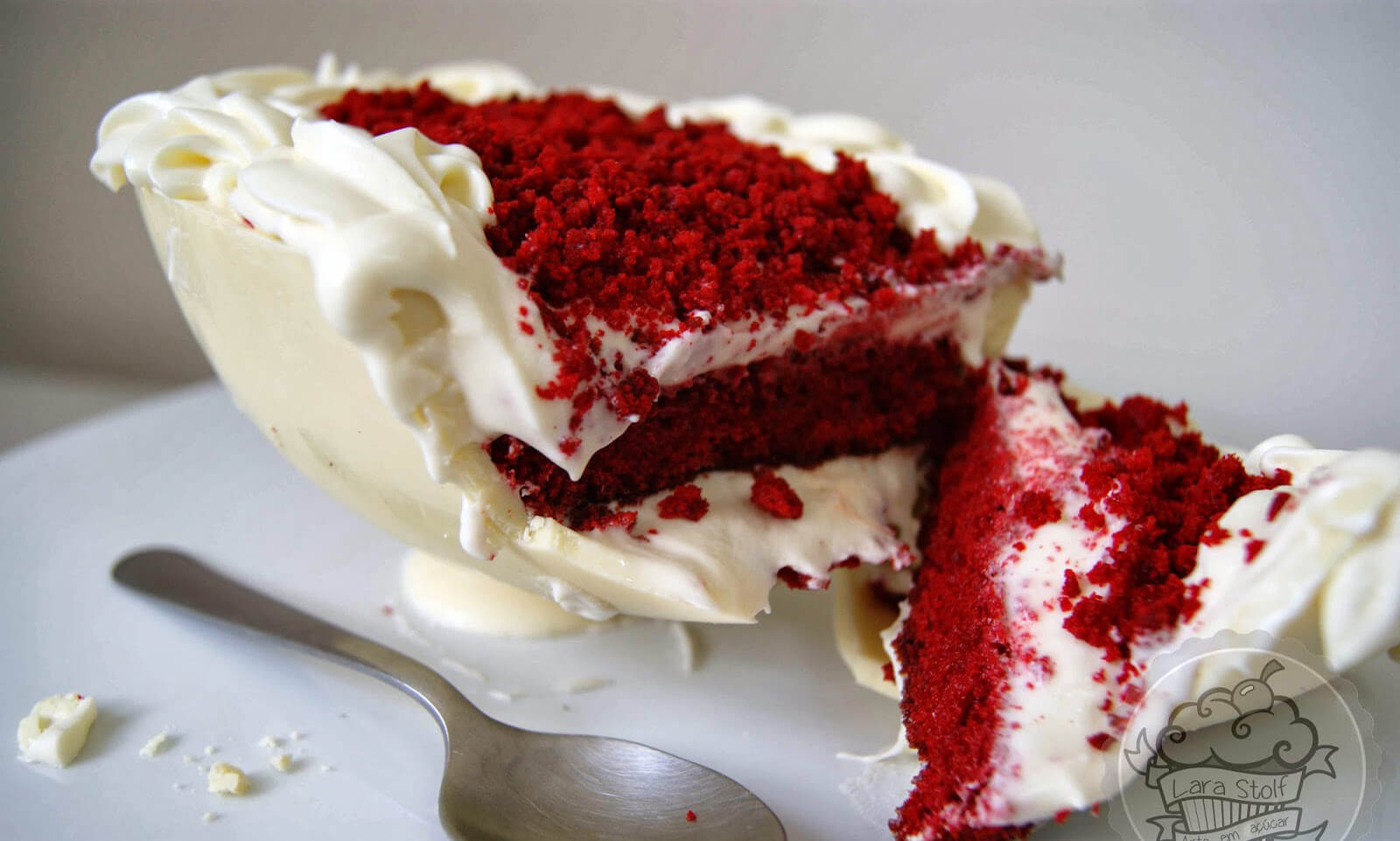 Ovo de Páscoa Red Velvet de colher - Amando Cozinhar