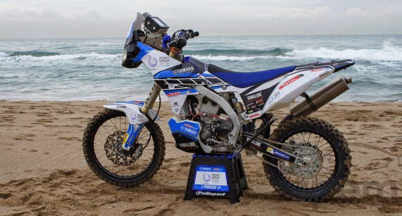 VOROMV Moto: Dakar 2015. Así es la Yamaha YZ-450-F JVO Rally Raid