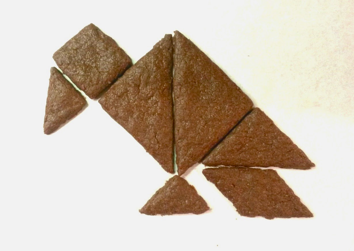 Against The Grain is for Foodies: Tangram Birds: Playing With Chocolate ...