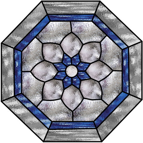 Boehm Stained Glass Blog: Octagonal window pattern
