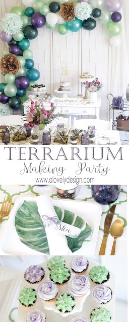 A Lovely Design: Terrarium Making Party