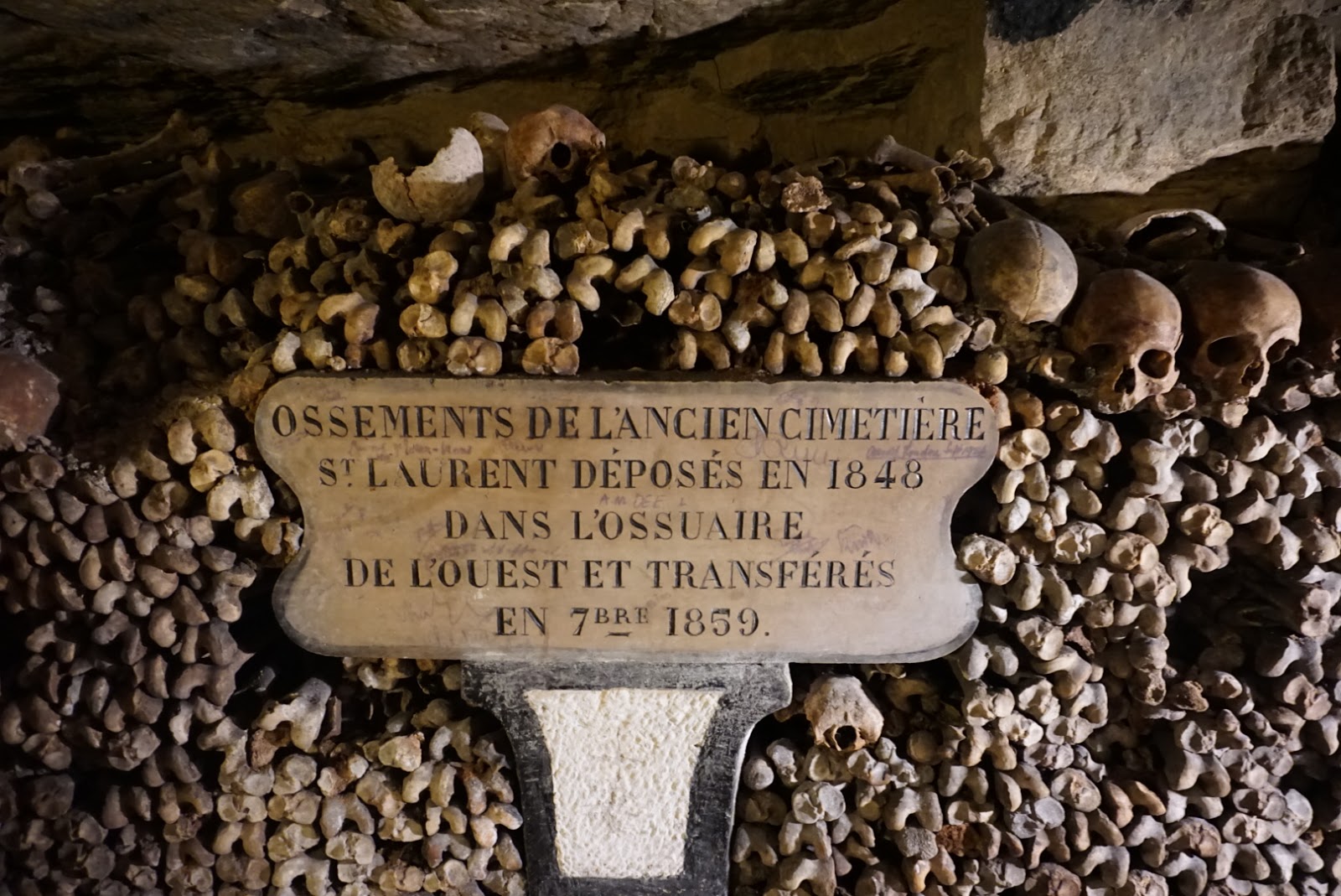 Visiting the Paris Catacombs - Europe Post 6 | I Run For Wine