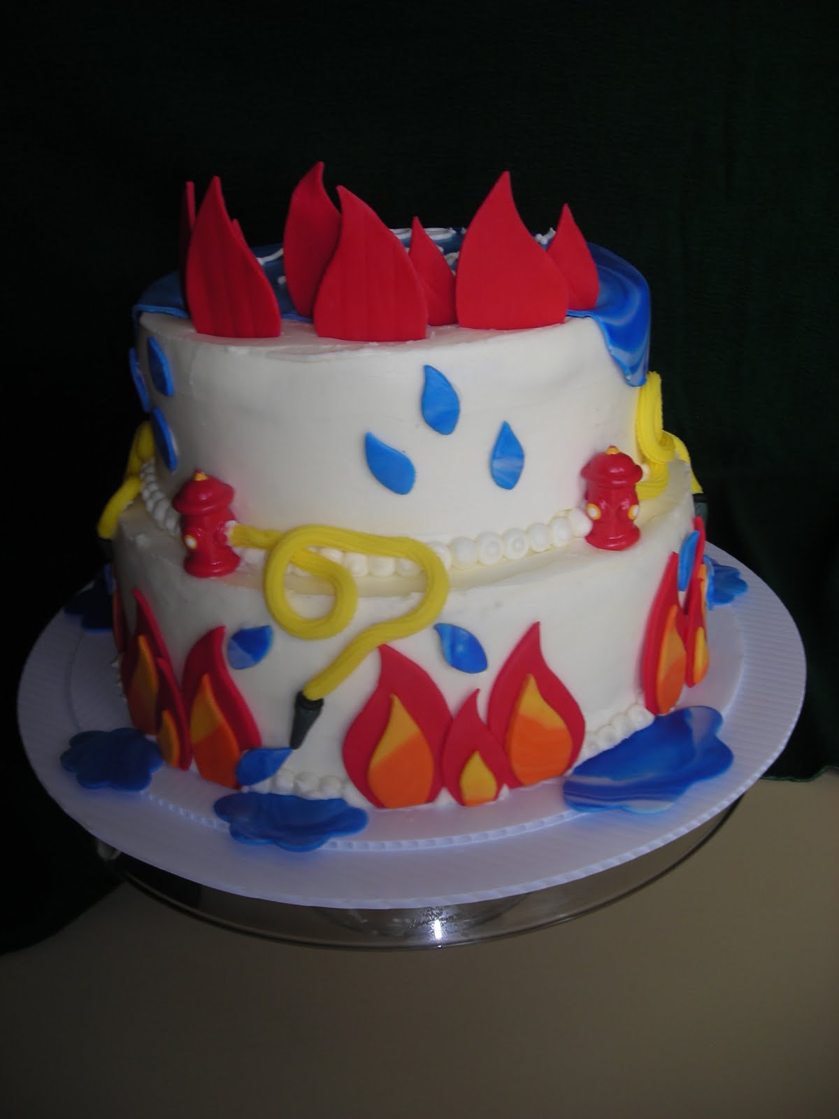 pattycakes: Fireman Theme Birthday Cake