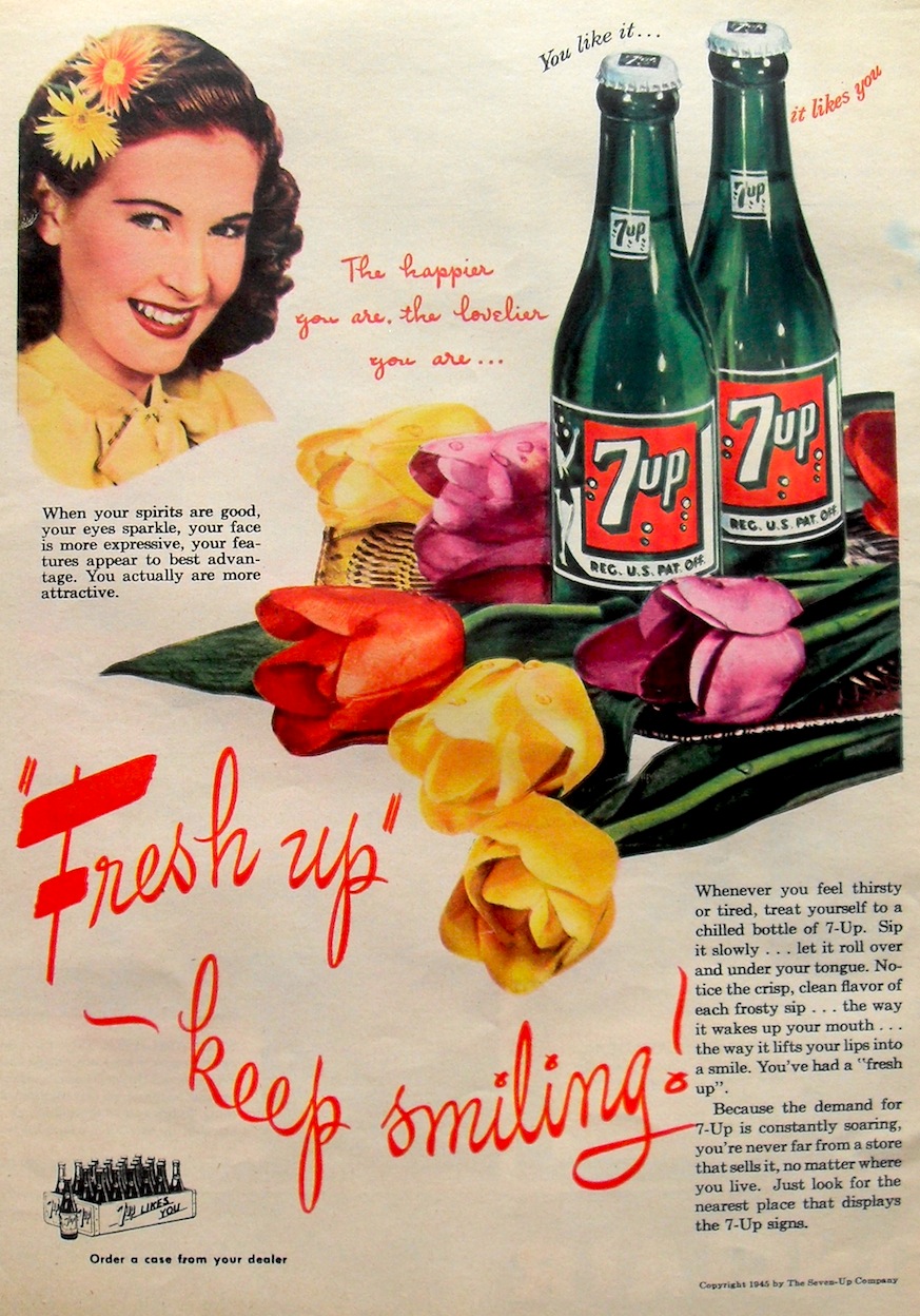 Without Warning!!!: 1945 : Drinking Ad