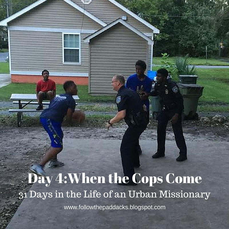 Devastating Beauty: 31 Days: Day 4 - When the Cops Come