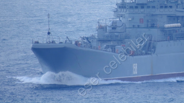 WARSHIPS ON THE BOSPHORUS: 158 Caesar Kunikov (BDK-64) Ropucha II