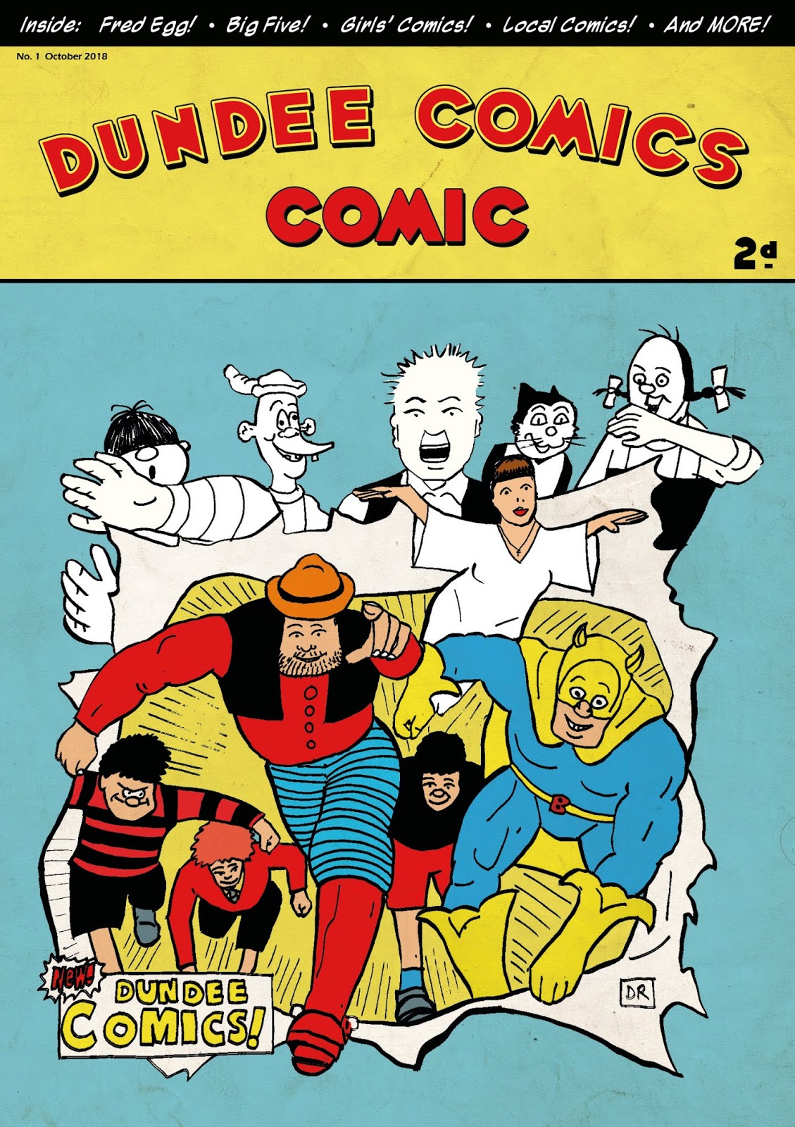 FRED EGG COMICS: DUNDEE COMICS COMIC