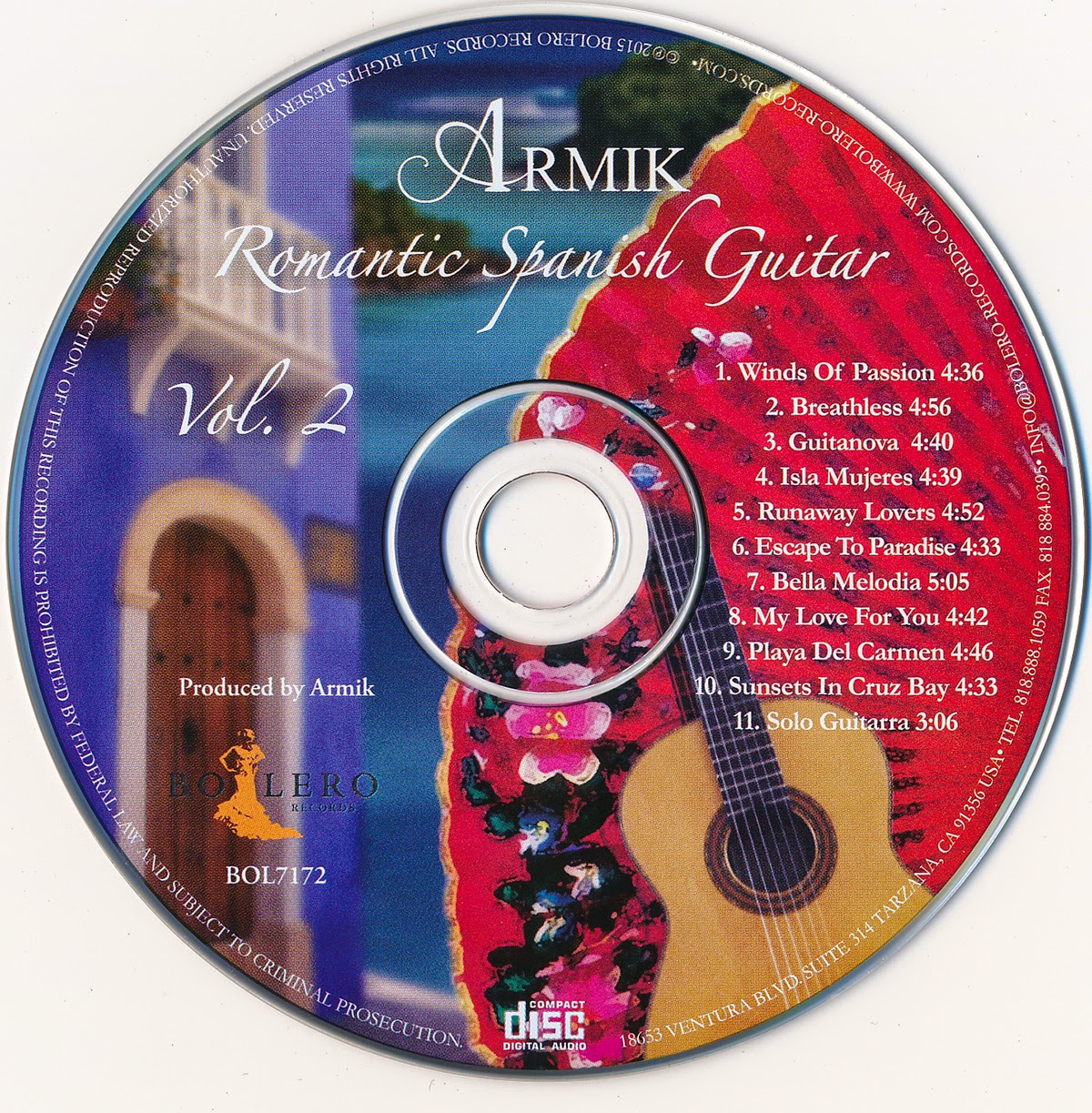 [Flamenco Guitar] Armik - Romantic Spanish Guitar Vol.2 (2015) [FLAC]