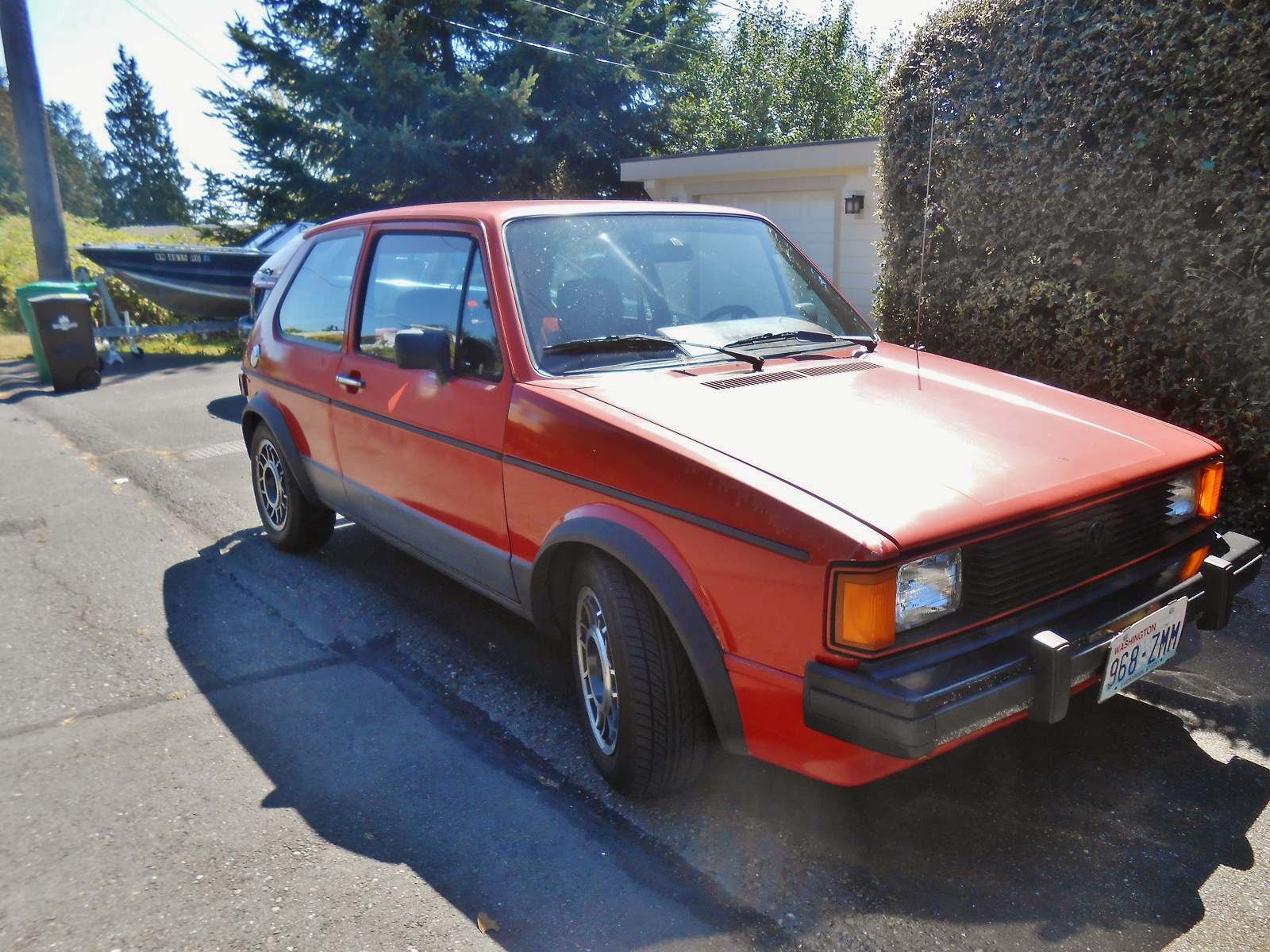 Seattle's Parked Cars: 1984 VW Rabbit GTI