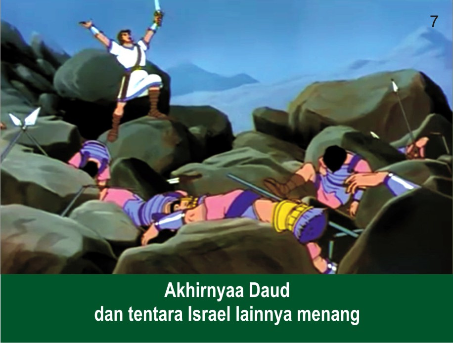 Komik Alkitab Anak: Raja Saul dan Prajurit Daud