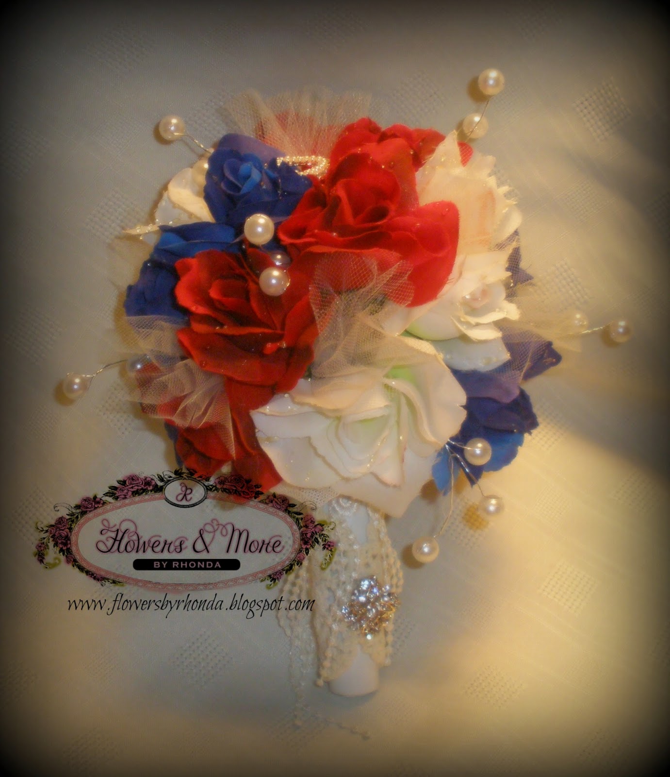 Flowers & More By Rhonda: ~~**Military Wedding Bouquet**~~