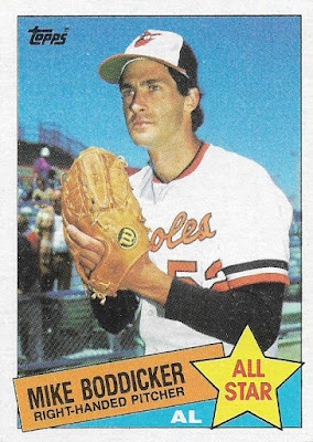 1985 Topps: #709 - Mike Boddicker All-Star