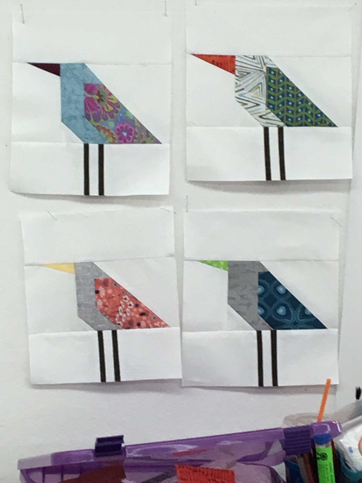 The Patchery Menagerie: Birds, Birds, Birds Class at Quilted Threads