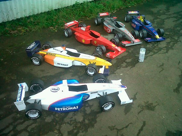 Formula One Papercraft | Papercraft Paradise | PaperCrafts | Paper ...