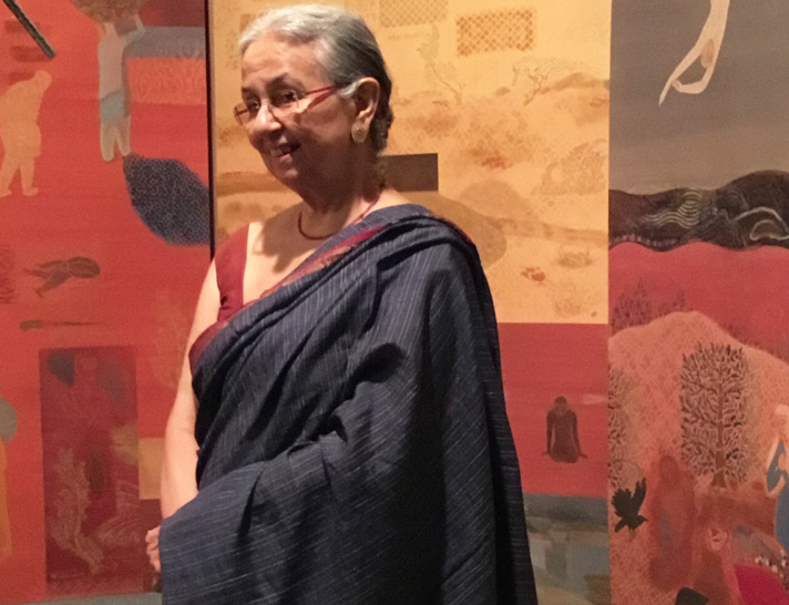 Noted painter Nilima Sheikh becomes first artist to be selected for ...