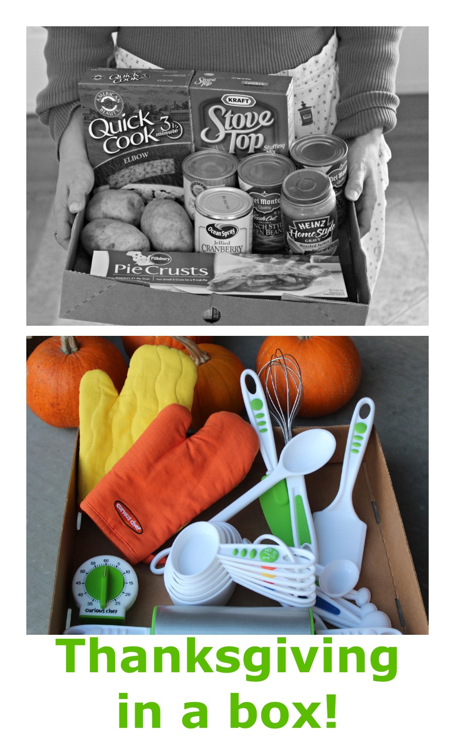 Moore Minutes: Our THANKSGIVING IN A BOX dinner and family cooking day