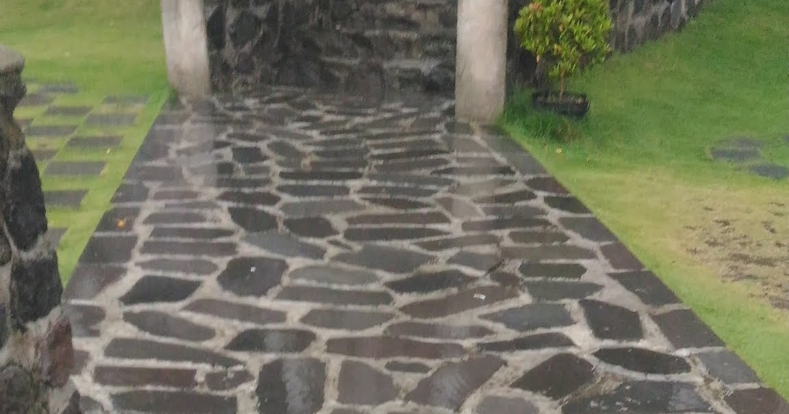 Batu Acak Random Batu Lava Rough Candi Hitam Harga Murmer