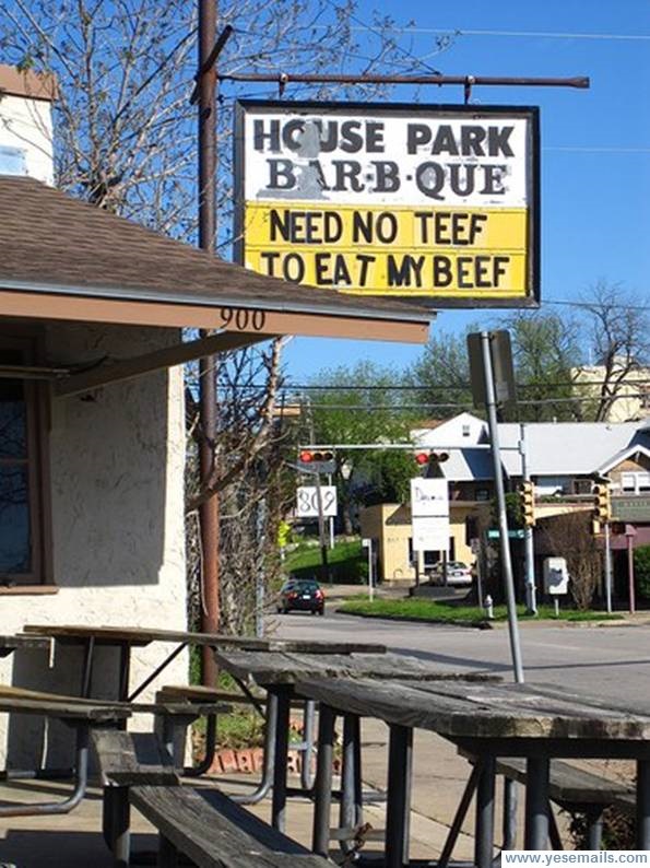 Funn-E-Stuff: How You Know You're In Redneck Land