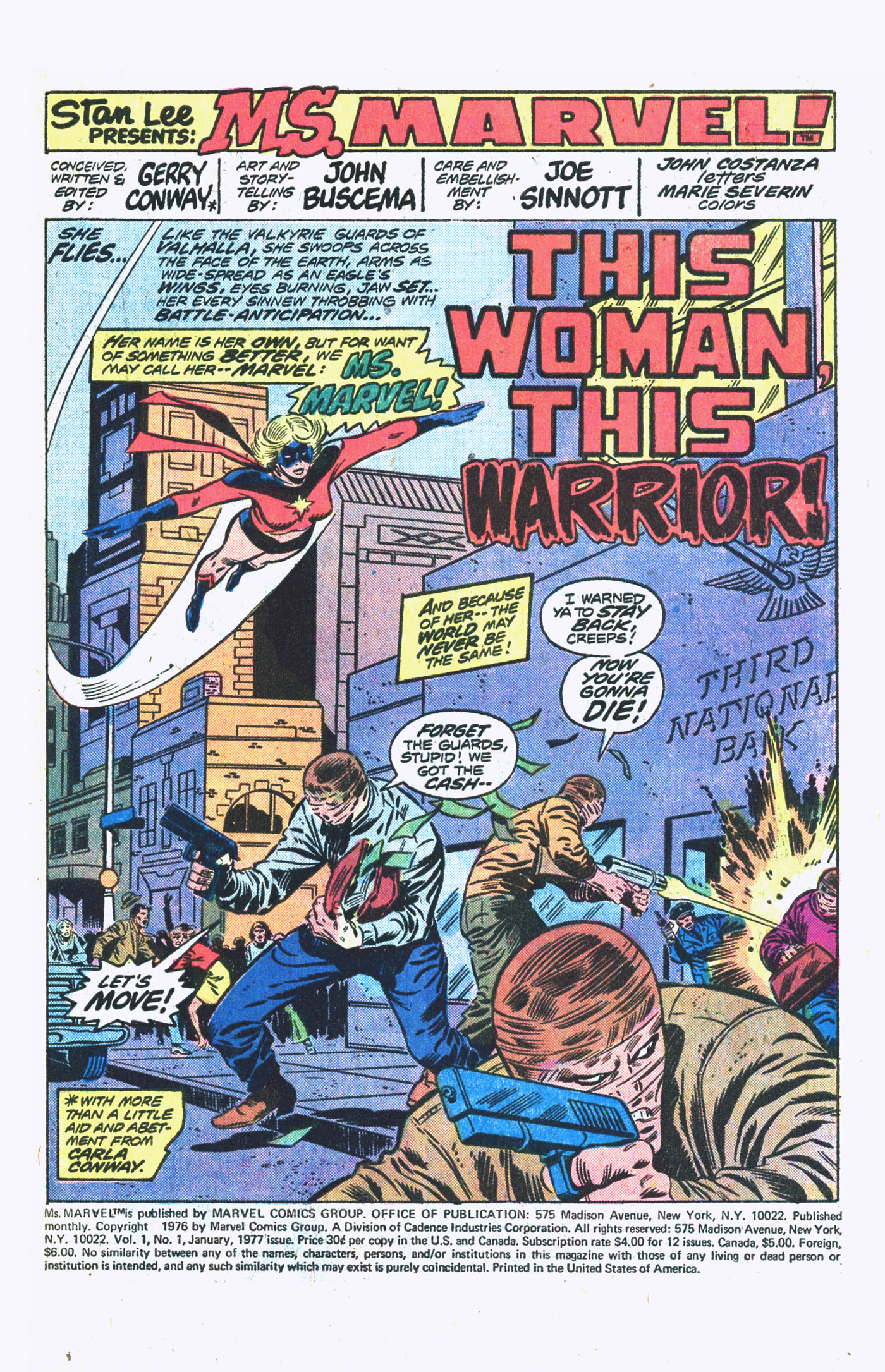 Read online Ms. Marvel (1977) comic - Issue #1