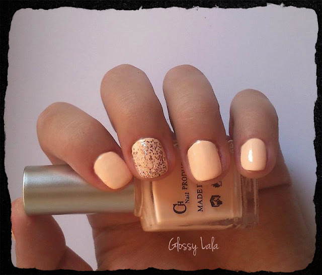 Fluorescent Neon Ivory Nails - Be Glossy In and Out!