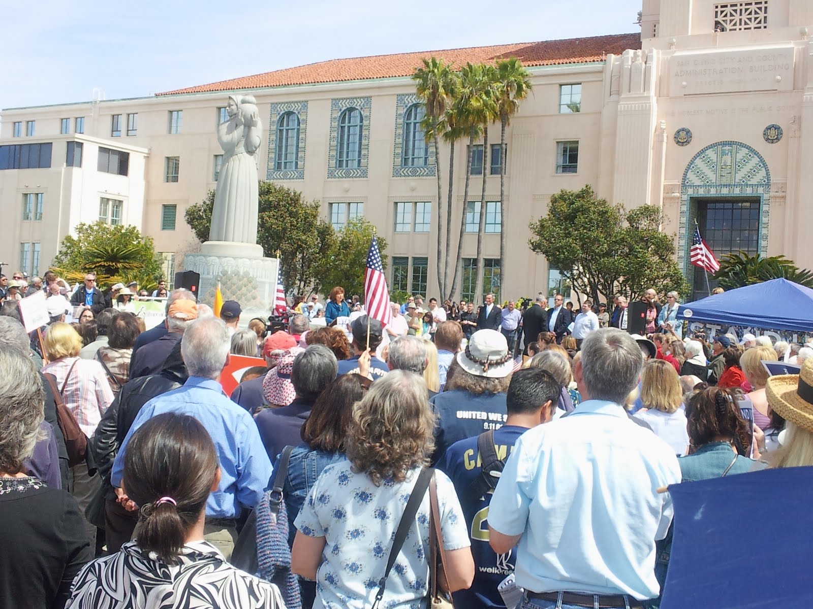 Stand Up for Religious Freedom Rally - San Diego - SD Rostra
