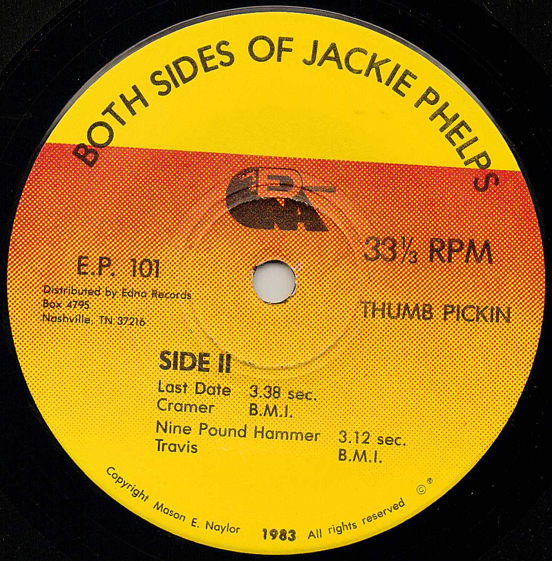 Allen`s archive of early and old country music.: Jackie Phelps - Both ...