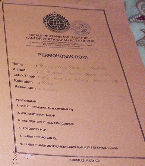 TELDY TANGKUMAN: APA ITU ROYA RUMAH / TANAH