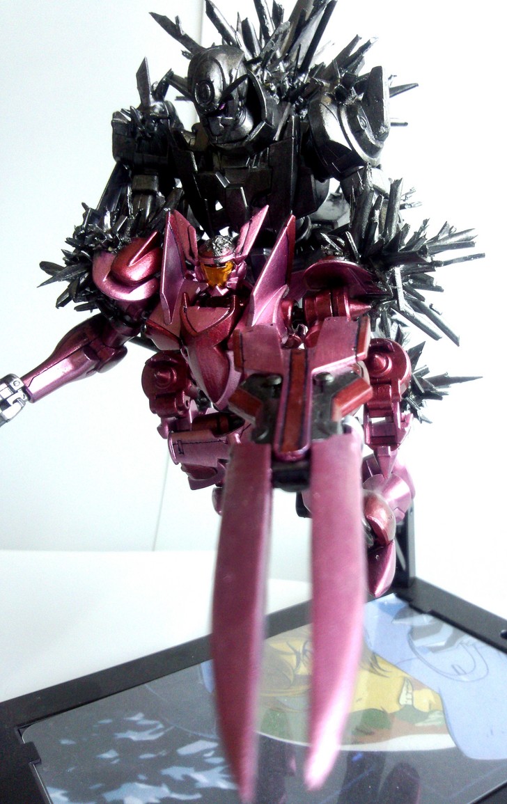 GUNDAM GUY: HG 1/144 Brave Commander Test Type + ELS GN-X - Custom Build