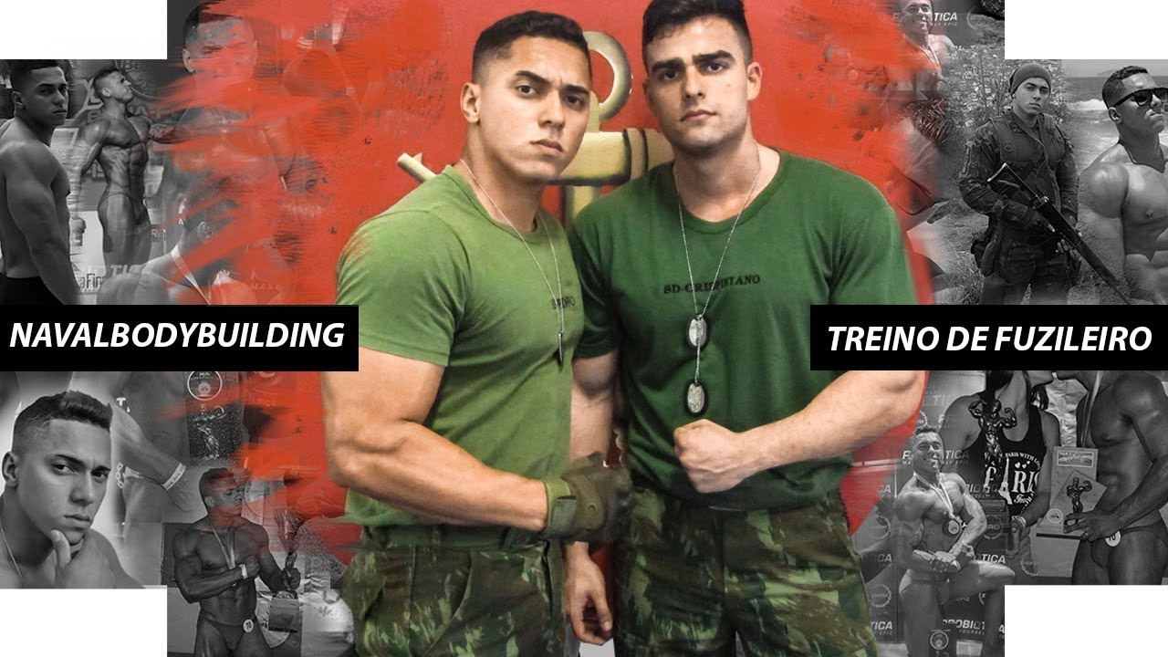 Pedro Júnior, atleta Bodybuilding, mostra treino de fuzileiro naval