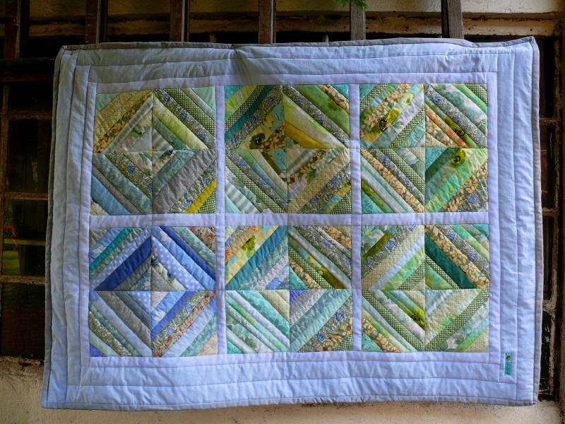 Nähen und quilten und so: Dritte Patchworkdecke