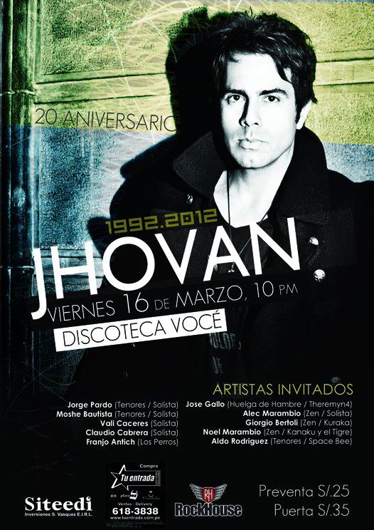 PerúEnReview: Jhovan Tomasevich: 20 aniversario