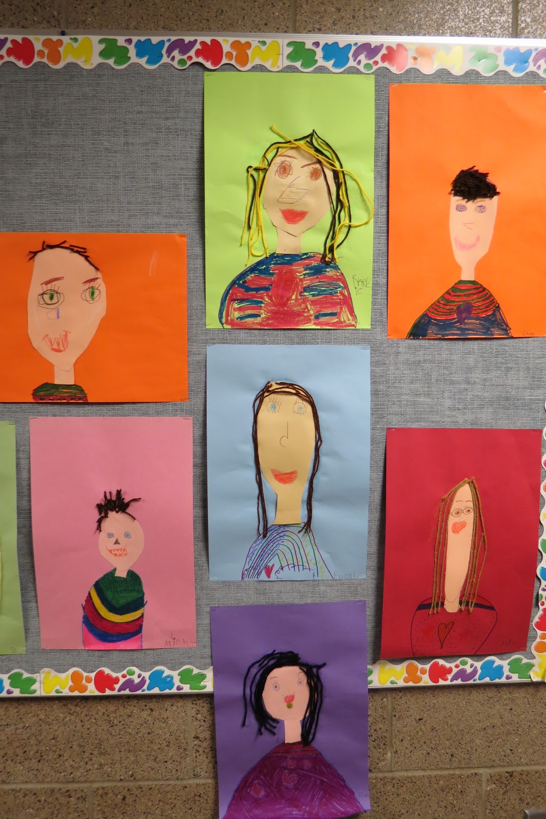 CKS Art: Kindergarten Self-Portraits