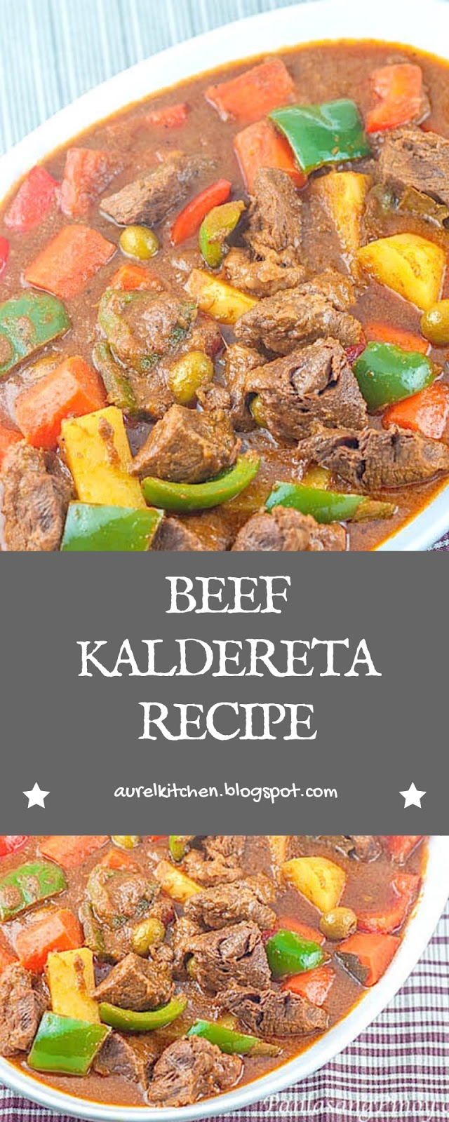 BEEF KALDERETA RECIPE | Aurel Kitchen