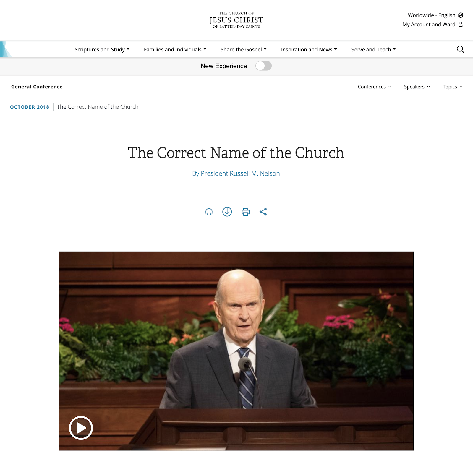 Rejoice, and be exceeding glad...: Thoughts on the name of The Church ...