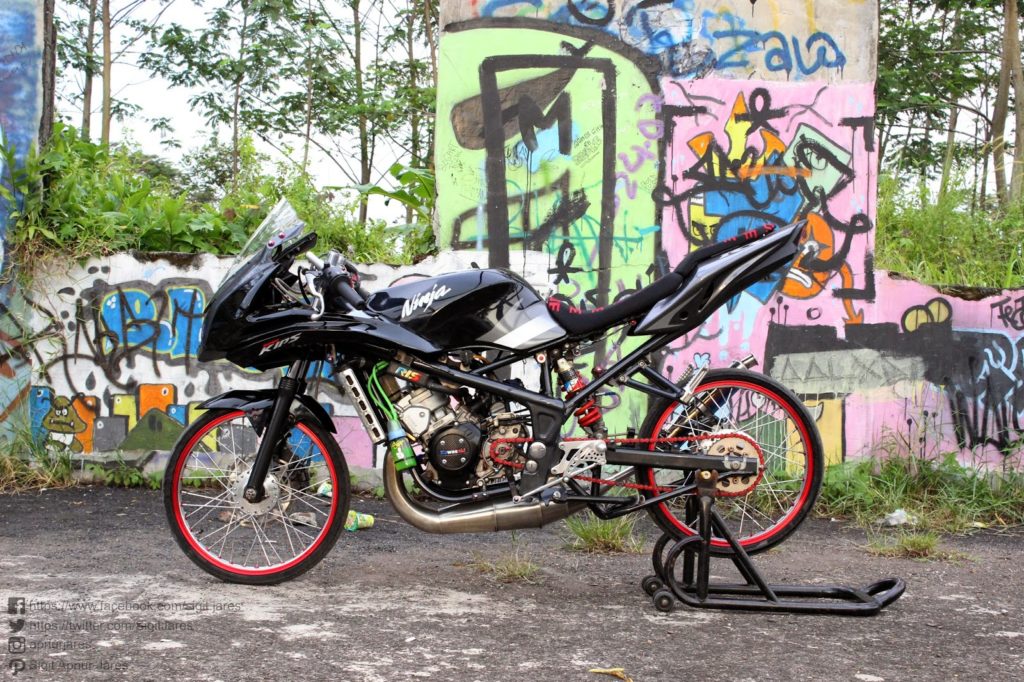 100 Modifikasi Ninja R Foto Gambar Terbaru - Modifikasi Motor 2017