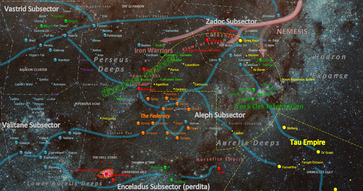 Aleph Sector 40K Campaign: Sector Map (updated!)