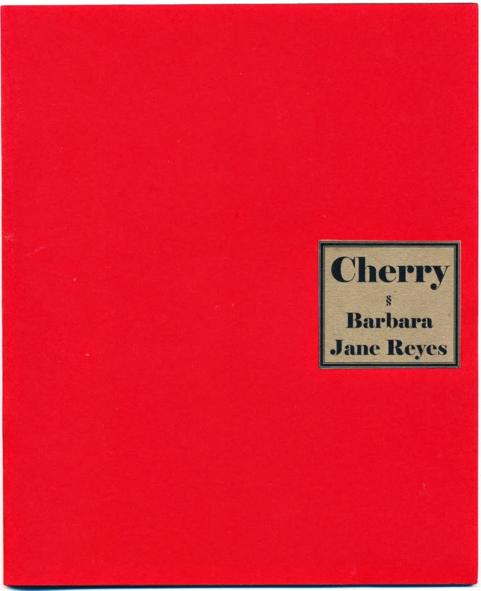 chap*books: Cherry by Barbara Jane Reyes (2008)
