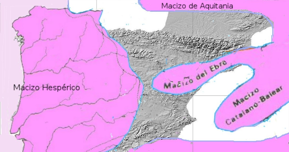 La formación del relieve de la Península Ibérica