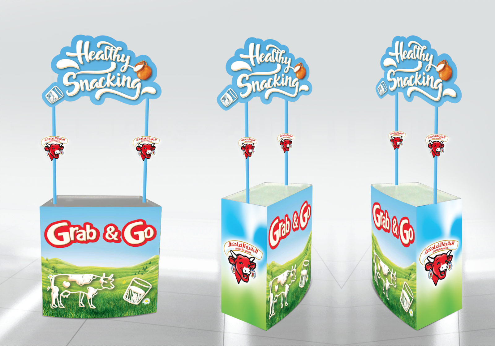 Graphic Design: Sampling Stand