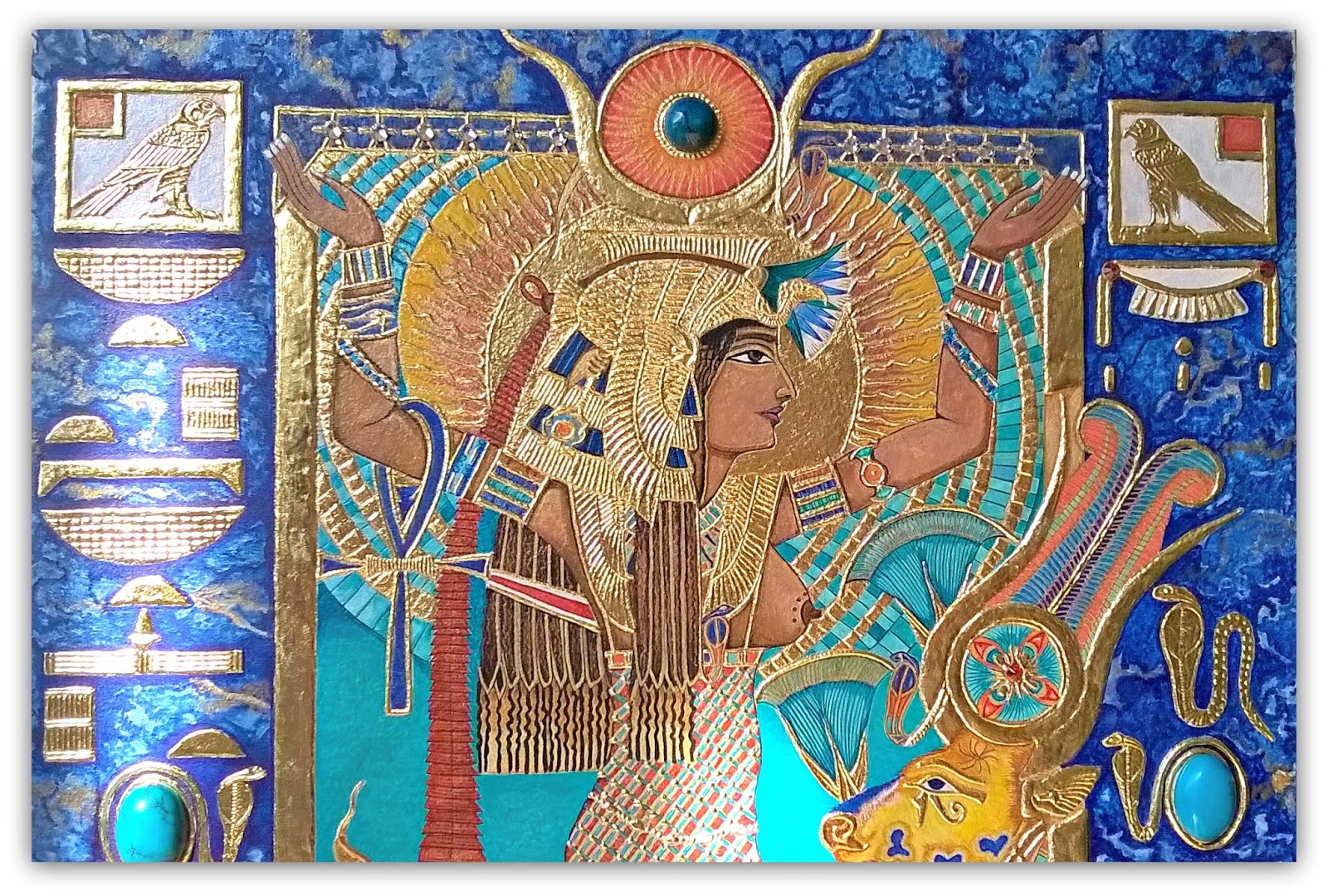 Icons of Kemet: Photo Essay: A Goddess, From Start to Finish