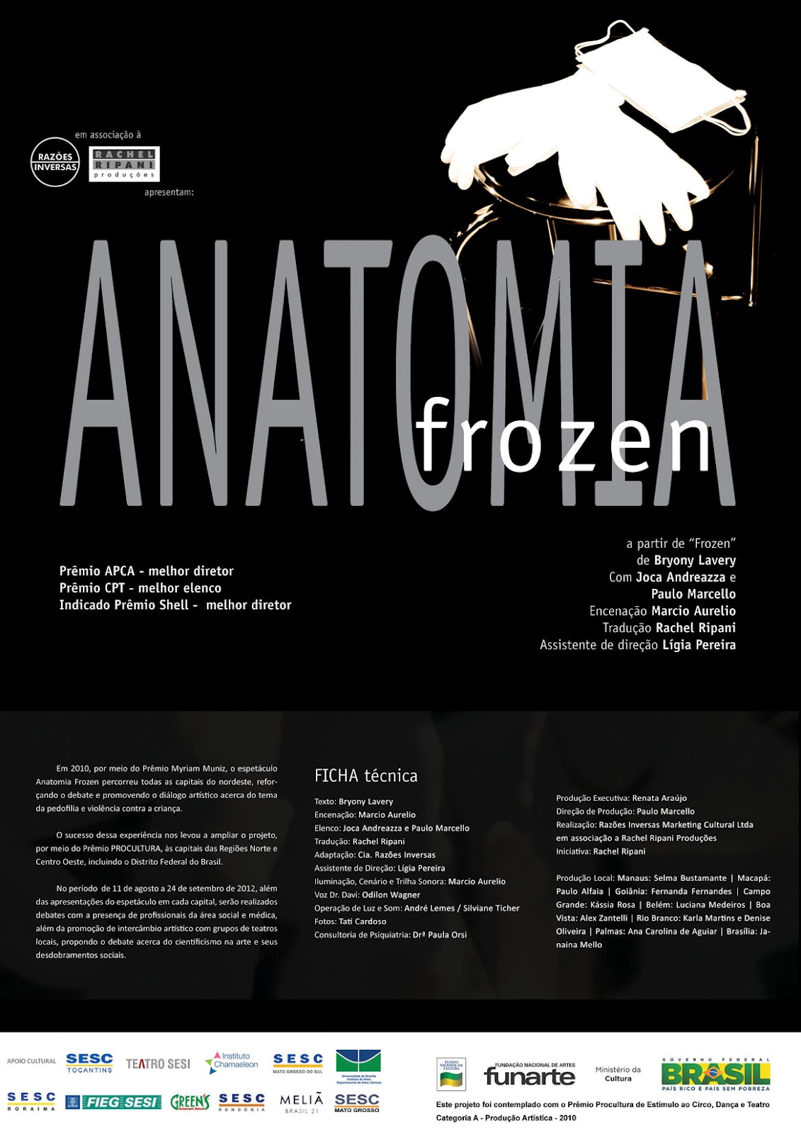 Holofote Virtual - Jornalismo Cultural: Peça Anatomia Frozen discute ...