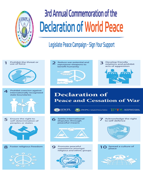 Peace, Love, Freedom and Nature: The Legislate Peace Campaign calls on ...